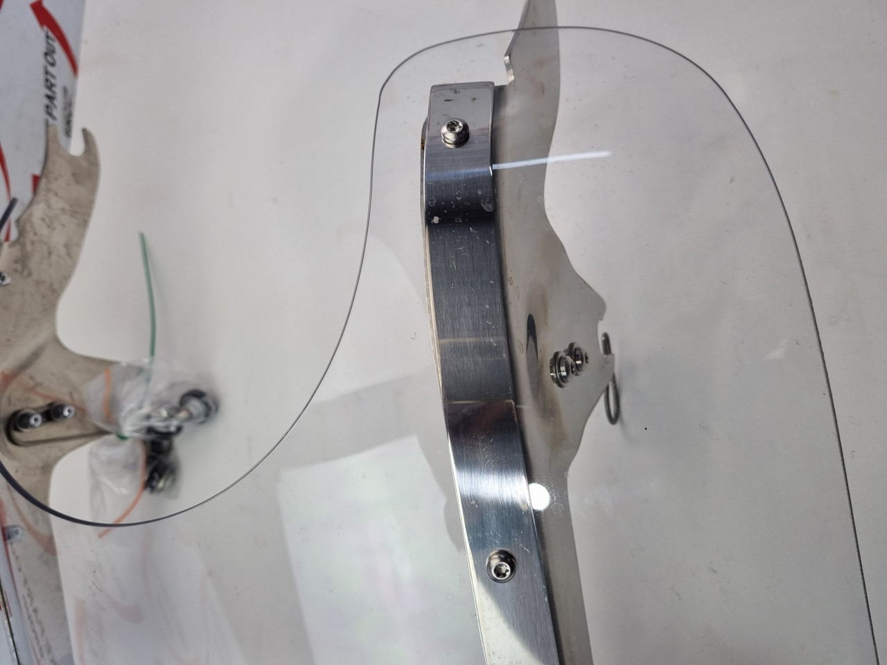Quick release detachable Wind shield Screen Harley Davidson Dyna ...