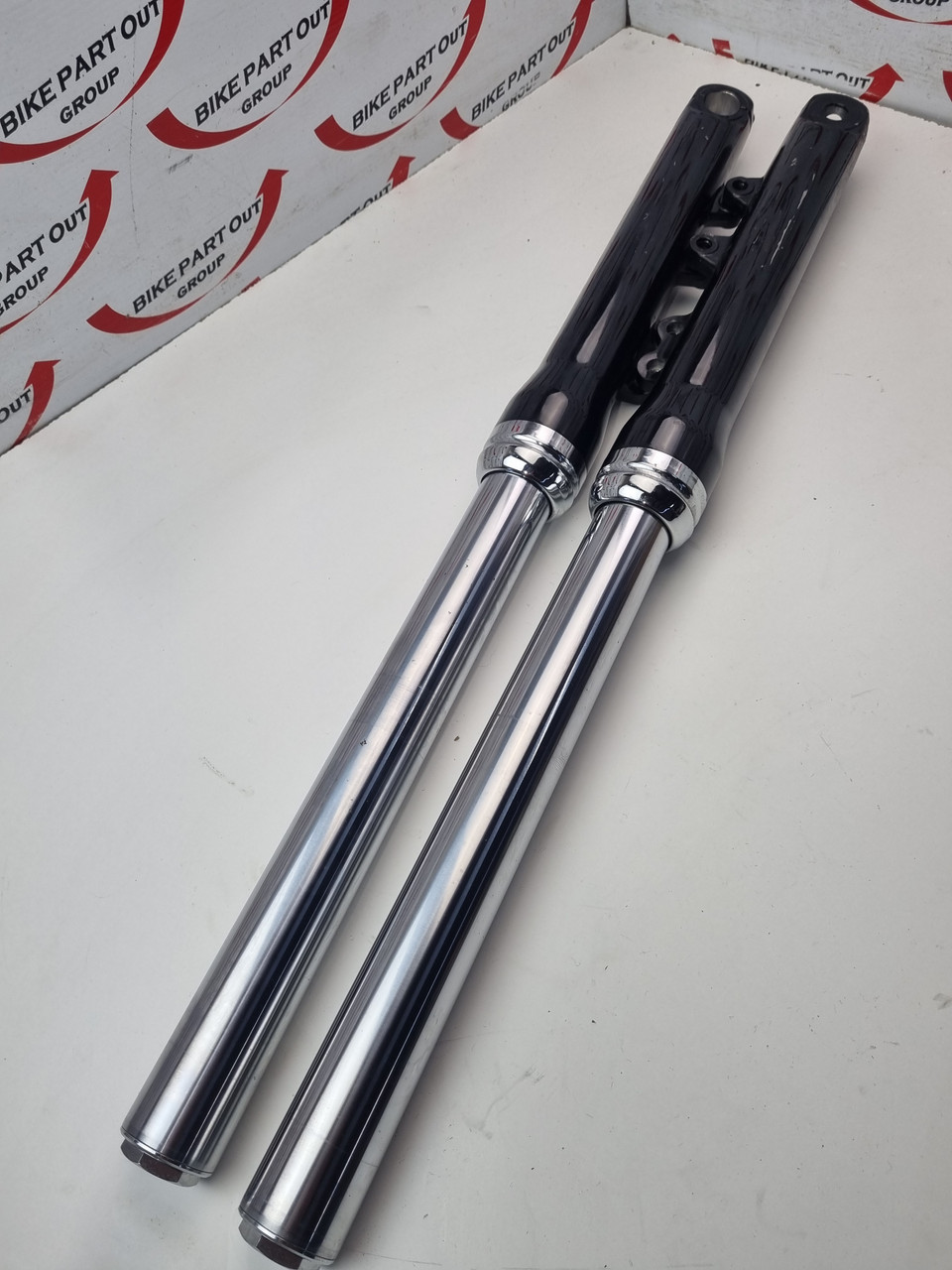 Front forks Twin Disc Scratch 49mm Harley Davidson Dyna Fat Bob 08-17 ...