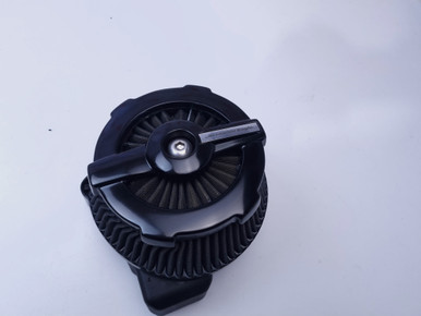 Screamin Eagle Round High Flow Air cleaner ratchet cover Harley ...