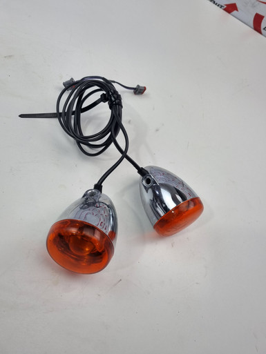 Front blinker pair mirror mount Harley Davidson M8 Softail 16-23 ...