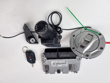 Coded Lock key set fuel cap ECU CDI Keyless ride BMW R1250 R RS 2022 ...