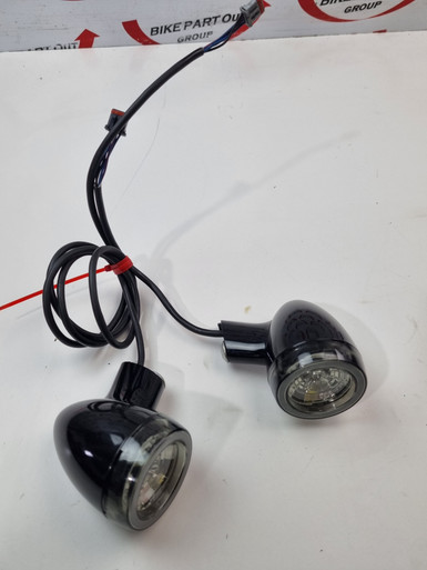 3 in 1 Rear blinkers Harley Davidson M8 Softail Street bob breakout fat ...