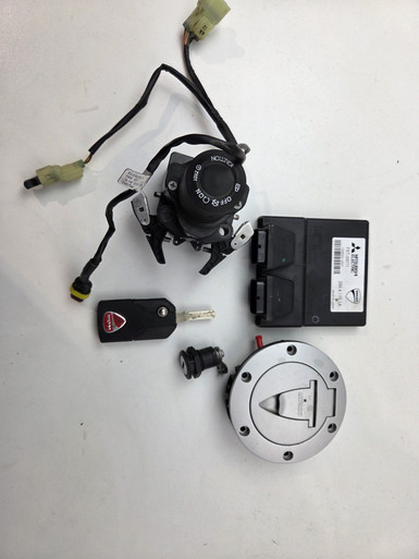 Coded Hands Free Kit Key Ignition CDI ECU Ducati Multistrada 1200 S 11 ...