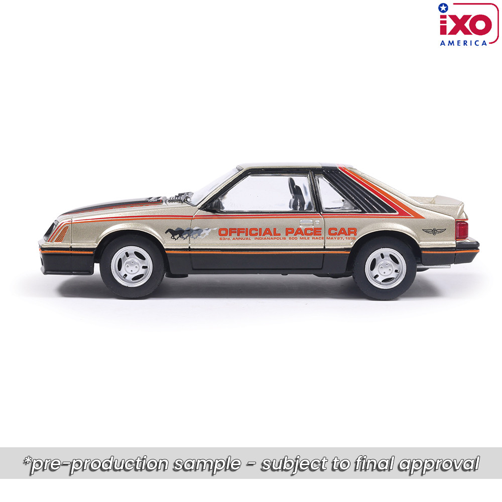 1:43 1979 Ford Mustang Indianapolis 500 Pace Car - Silver