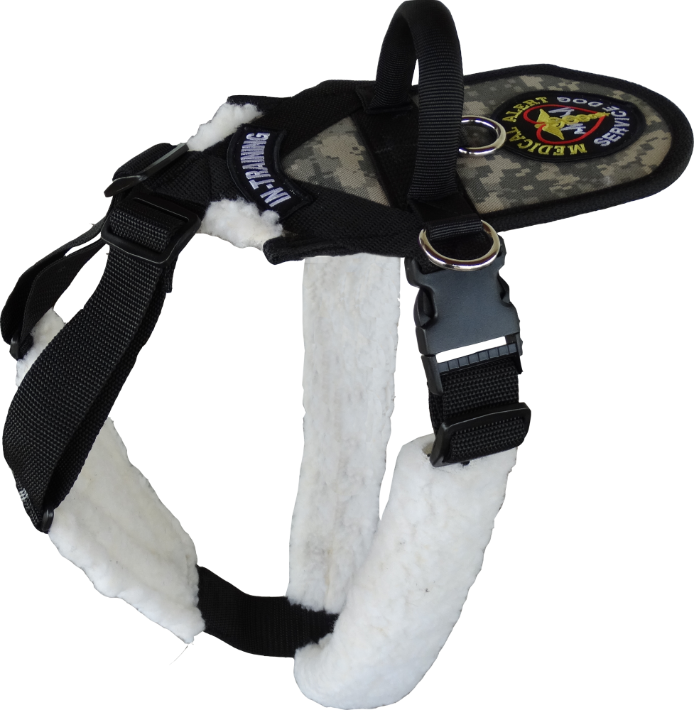 Service & Therapy Dog Balance Harness w/ Sherpa Padding at ActiveDogs