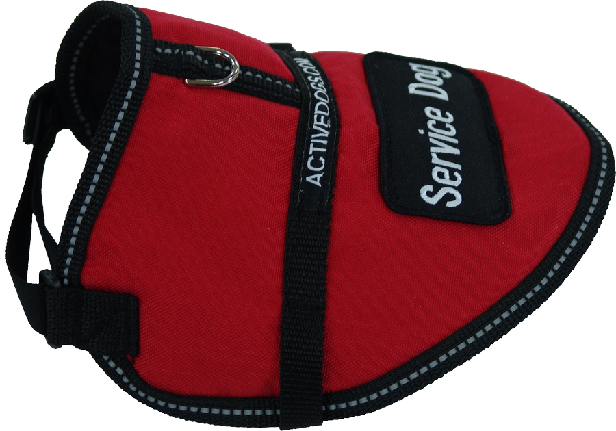 Small Service Dog Mesh Vest w/ Custom Patch - ActiveDogs.com
