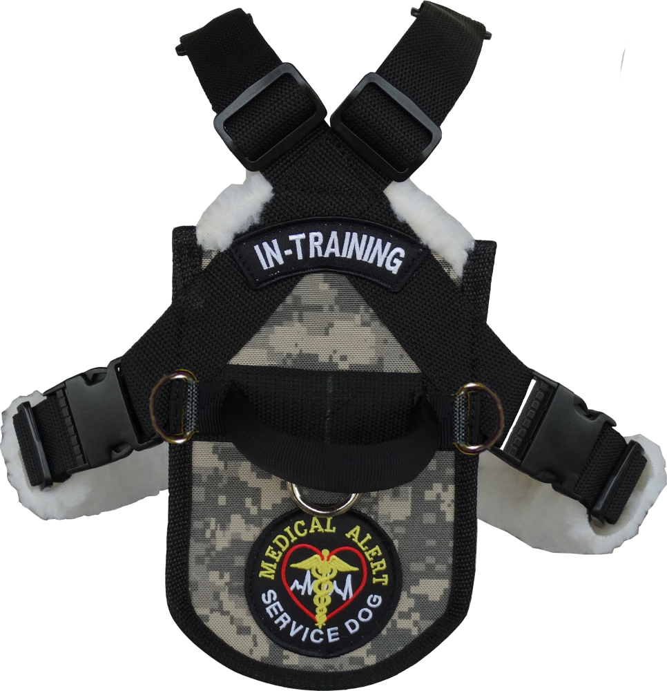 Service & Therapy Dog Balance Harness w/ Sherpa Padding at ActiveDogs