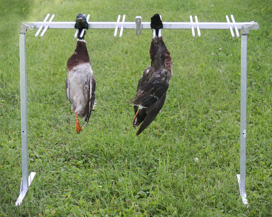 Folding 36 Bird Duck Rack, Easy to Carry Aluminum Holder - ActiveDogs.com