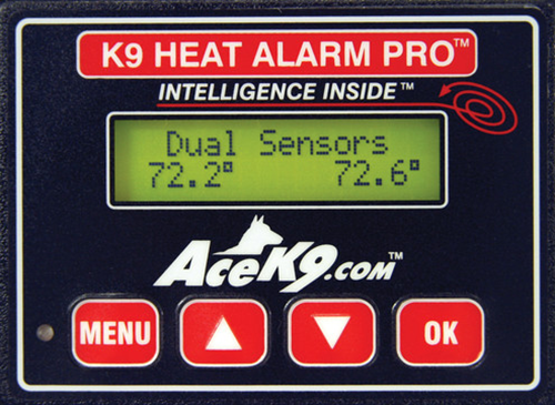 Ace K9 Vehicle Heat Alarm Temperature Monitoring System - Active Dogs