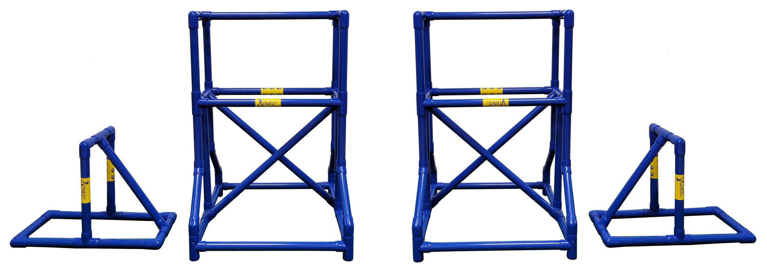 Deluxe Double Dog Walk Base With Side Ramps