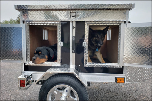 Premium Pull-Behind Dog Trailer for Cars, Motorcycles