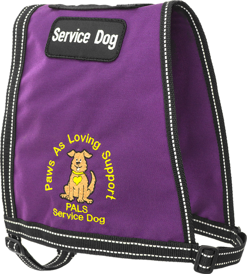 Custom Service Dog Vest, Cape Style w/ Cutsom Logo