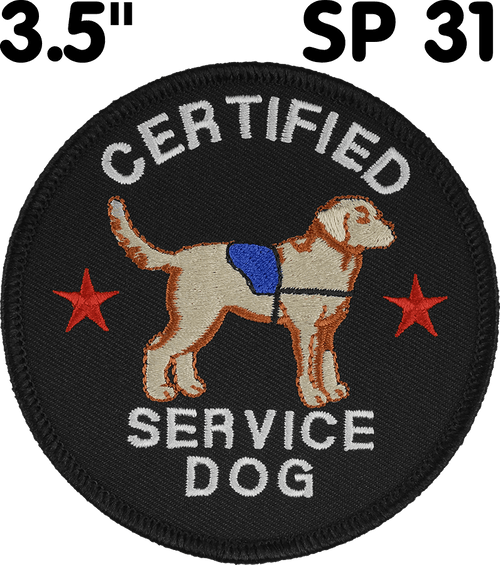 Embroidered Specialty Service Dog Patches - ActiveDogs.com