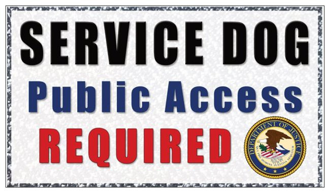 ActiveDogs ADA Service Dog Public Access Required Cards, Pack of 25