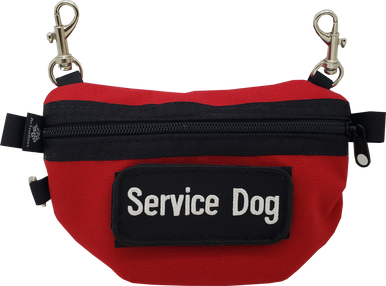 Small Service Dog Clip-On Bag for Harness Vest - ActiveDogs.com