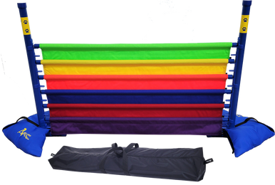 Agility Panel Hurdle Jump Multi Color Deluxe Kit - ActiveDogs.com