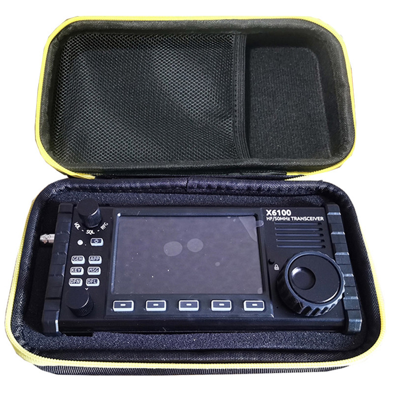 Protective Case for Xiegu X6100 Weather-proof with Zipper and carry handle.