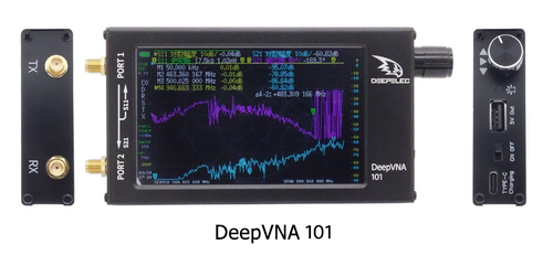 DEEPVNA 101 10K-1.5GHZ VECTOR NETWORK ANALYZER HF VHF UHF ANALYZER SWR METER UPGRADED FROM NANOVNA-F