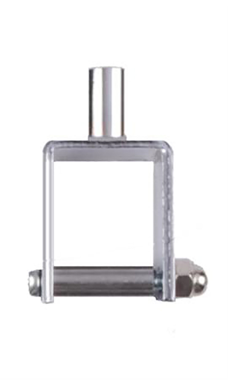 1 inch C Clamp for Sign Stem 3/8" threaded Receiver