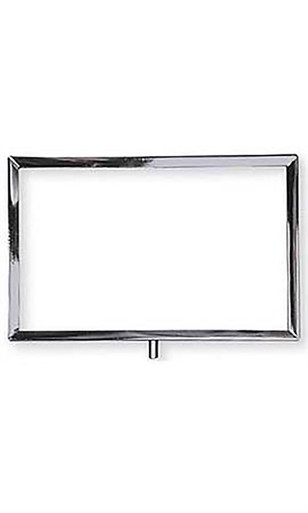 Large Stem Mount Metal Sign Holder 11"W x 7”H