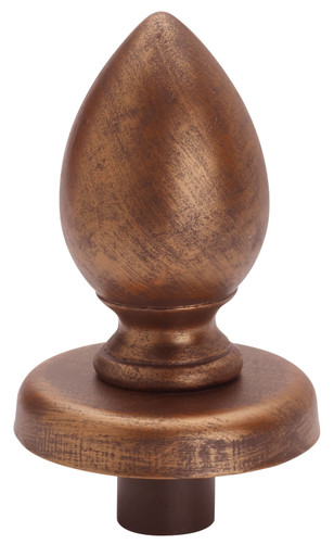 Boutique Cobblestone Tear Drop Finial for Dressmaker Forms