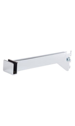 12 inch Chrome Dimensional Hangrail Bracket for Slotted Standard - ½ ...
