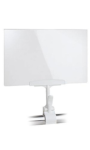7" x 11" Acrylic Sign Holder with Clamp
