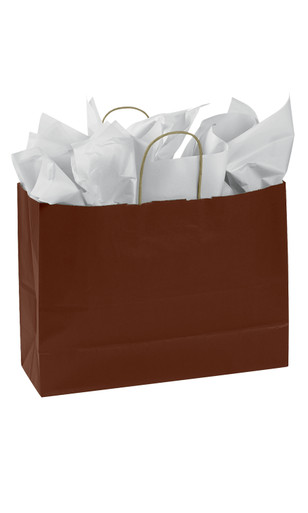 Large Chocolate Paper Bags - Case of 100