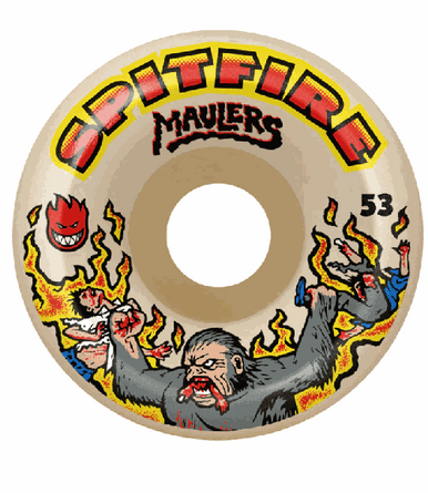 Spitfire 58mm 99a F4 Maulers Conical Full Natural - LoCo Skate Shop