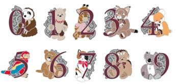 Pin Badge Numbers Bundle