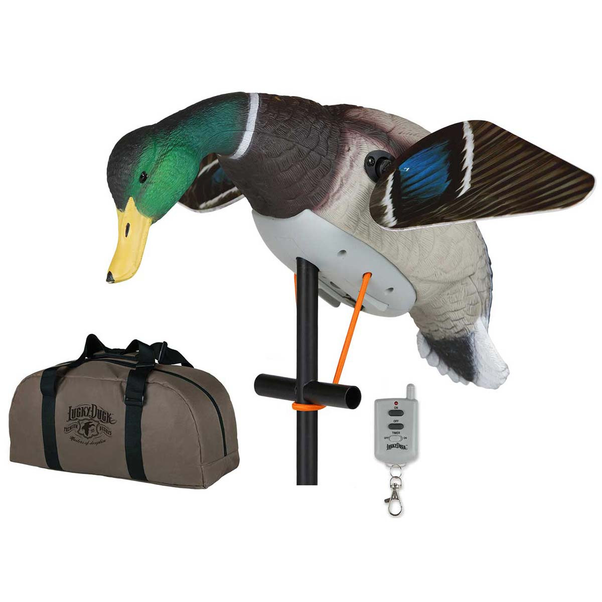 Lucky Duck Lucky Splasher HD Drake Motorized Duck Decoy | Rogers ...