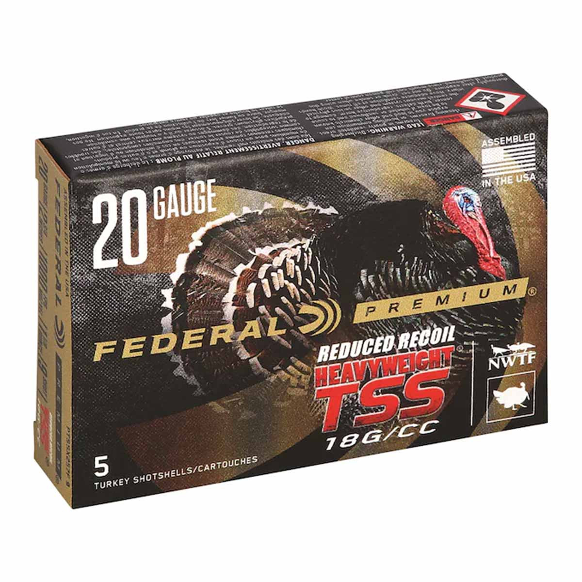 Federal Ammunition 20 Gauge 2-3/4" 1-1/8 oz. Heavyweight TSS Turkey ...