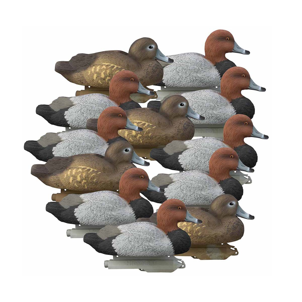 Higdon Standard Redhead Foam-Filled Duck Decoys - 12 Pack | Rogers ...