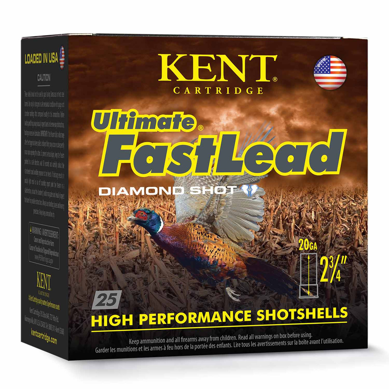 Kent Ultimate Fast Lead 20GA 2 3/4" 1oz 1255FPS | Rogers Sporting Goods