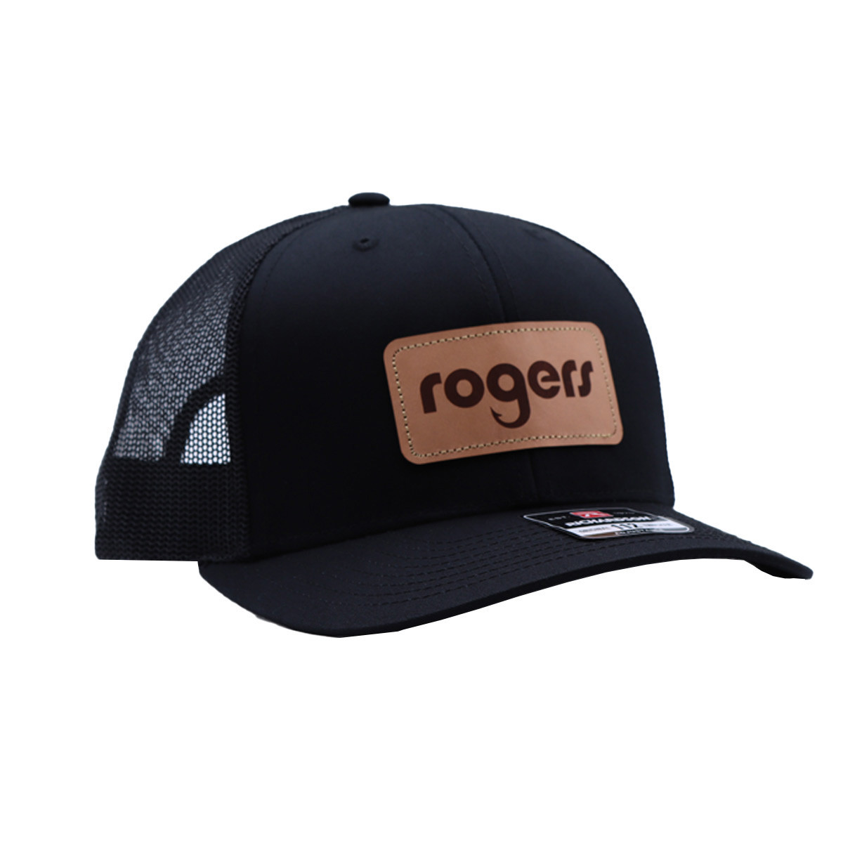 Rogers Richardson 112 Leather Logo Trucker Cap | Rogers Sporting Goods