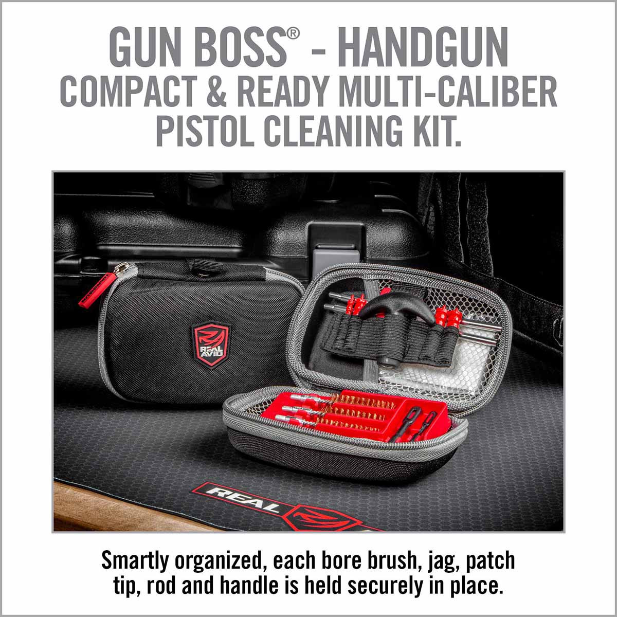 Real Avid Gun Boss Handgun Cleaning Kit | Rogers Sporting Goods