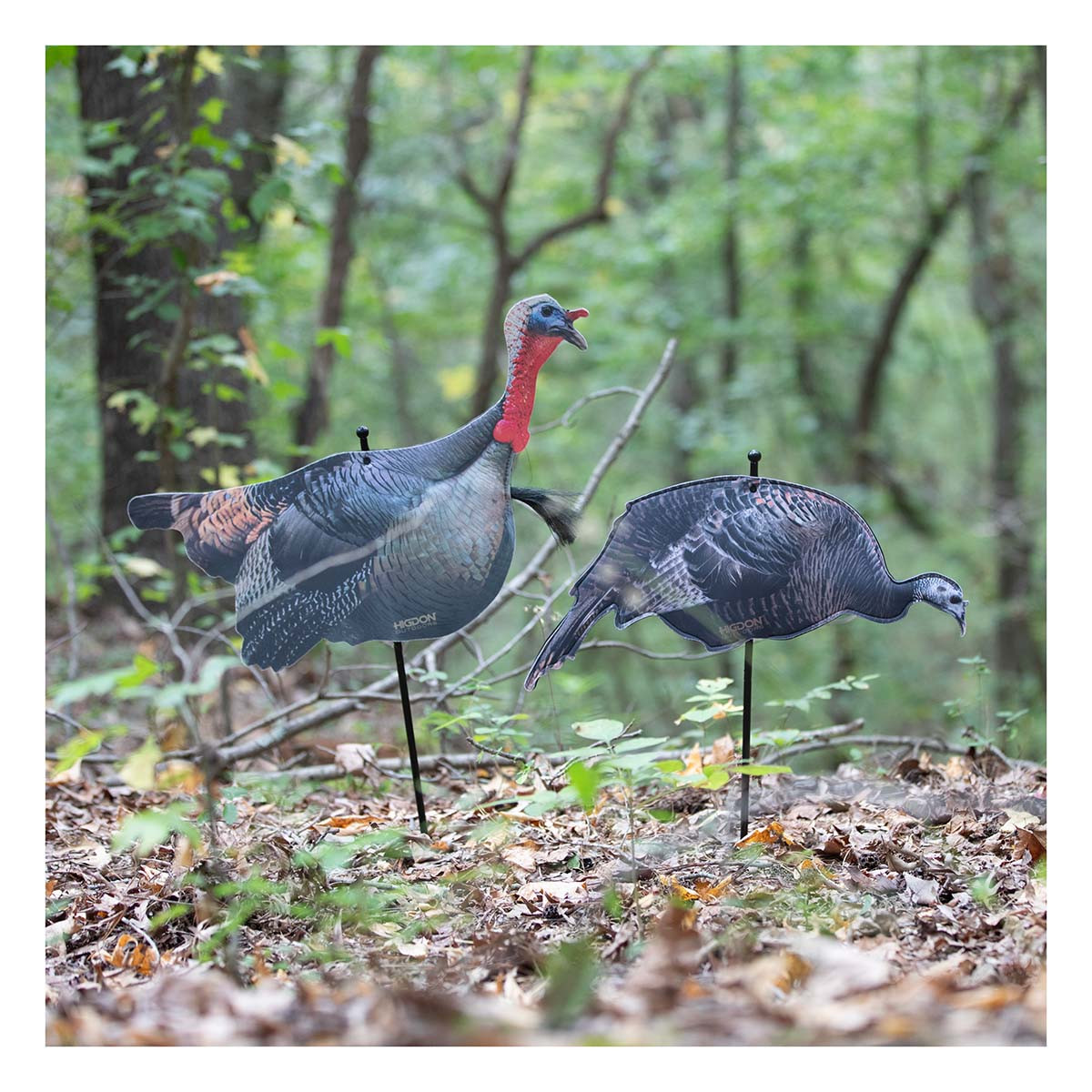 Higdon Outdoors FLEX Upright Tom and Feeding Hen Silhouette Turkey ...
