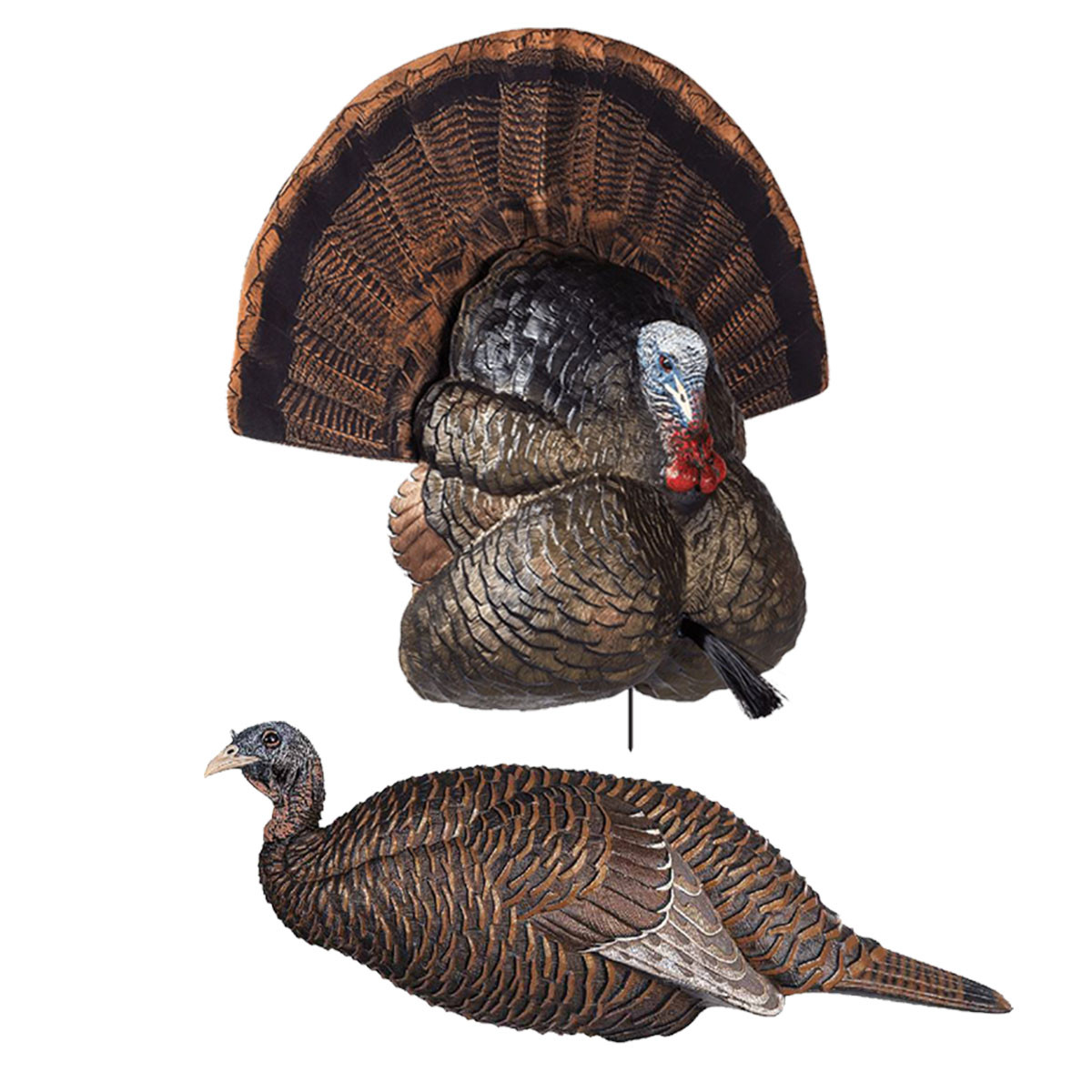Flextone Thunder Creeper Strutter and Chick Breeder Turkey Decoy Combo ...