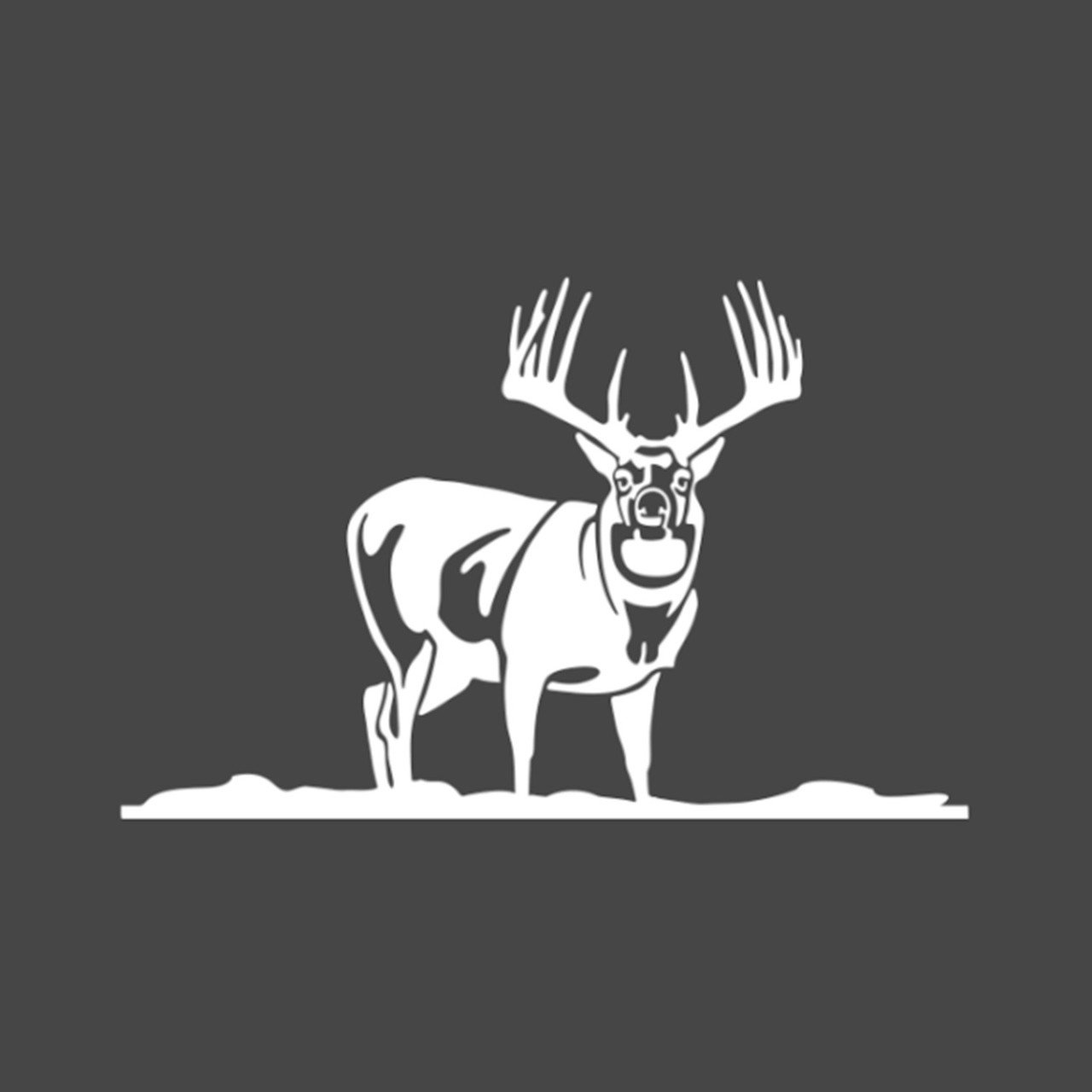 Hunters Image Quartering Whitetail Decal - Small Decal | Rogers ...