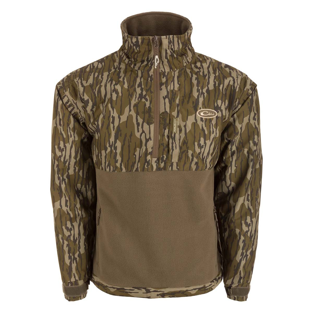 Drake Waterfowl MST Half Zip Refuge HyperShield Eqwader Jacket | Rogers ...