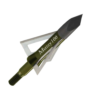 Muzzy 100 Grain 3-Blade Screw-In Broadheads, Pack of 6 | Rogers ...