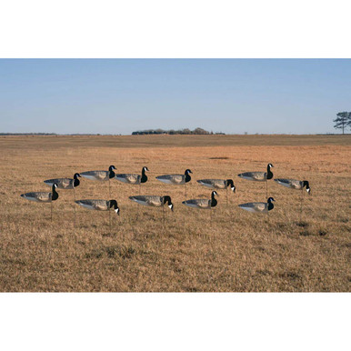 GHG Decoy Systems Tall Canada Goose Sock Decoys with Flocked Heads ...