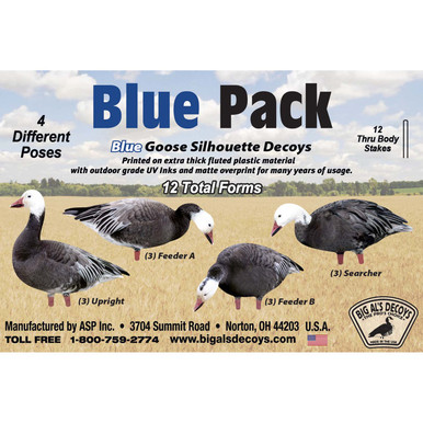 Big Al's Decoys Blue Goose Silhouette Decoys 12 Pack | Rogers Sporting ...