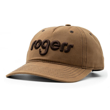 Rogers Richardson 436 Logo Wax Brown Hat | Rogers Sporting Goods