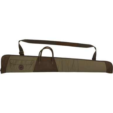 McAlister Leather and Waxed Canvas Shotgun Case | Rogers Sporting Goods