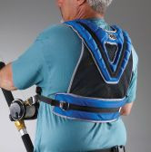 Aftco HARNESS2BLUE Maxforce II Shoulder Harness - TackleDirect