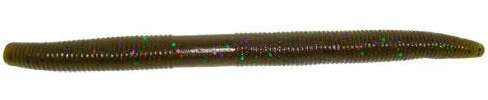 Yamamoto 5in Senko Lure 301 Green Pumpkin w/ Large Green and Purple