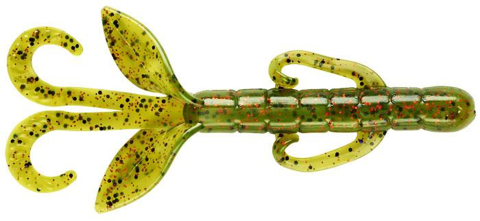 Yum Christie Critter - 3.5in - Watermelon/Red Flake - TackleDirect