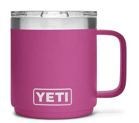 YETI Rambler 10oz Mug with Magslider Lid - Prickly Pear Pink - TackleDirect