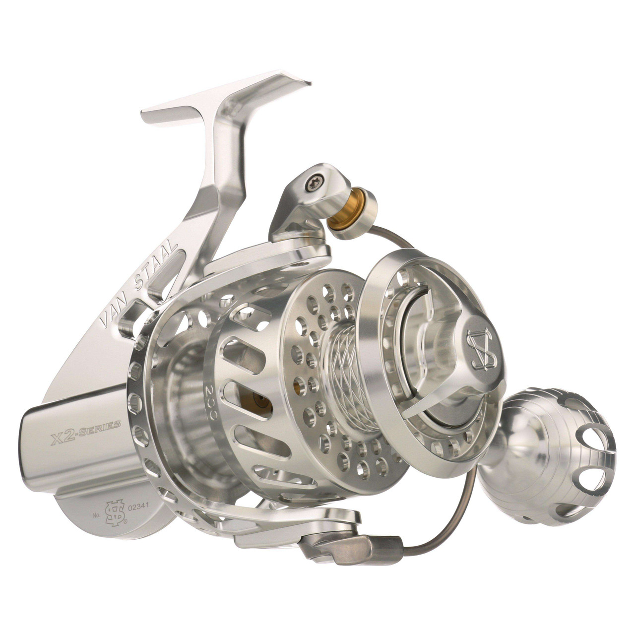 Van Staal VSB200SX2 VS X2 Bailed Spinning Reel - Silver - TackleDirect